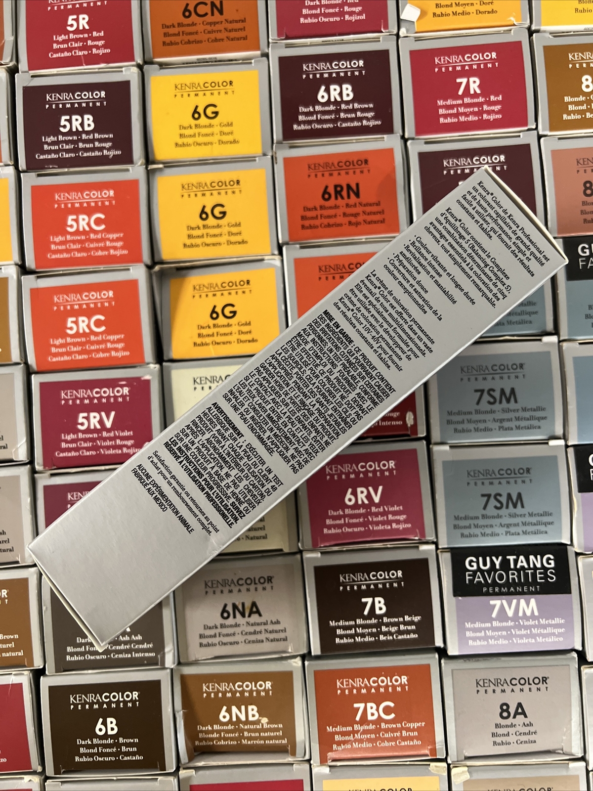 Kenra Permanent Hair Color Monochrome Creme 3oz 7MB Medium Blonde Mocha ...