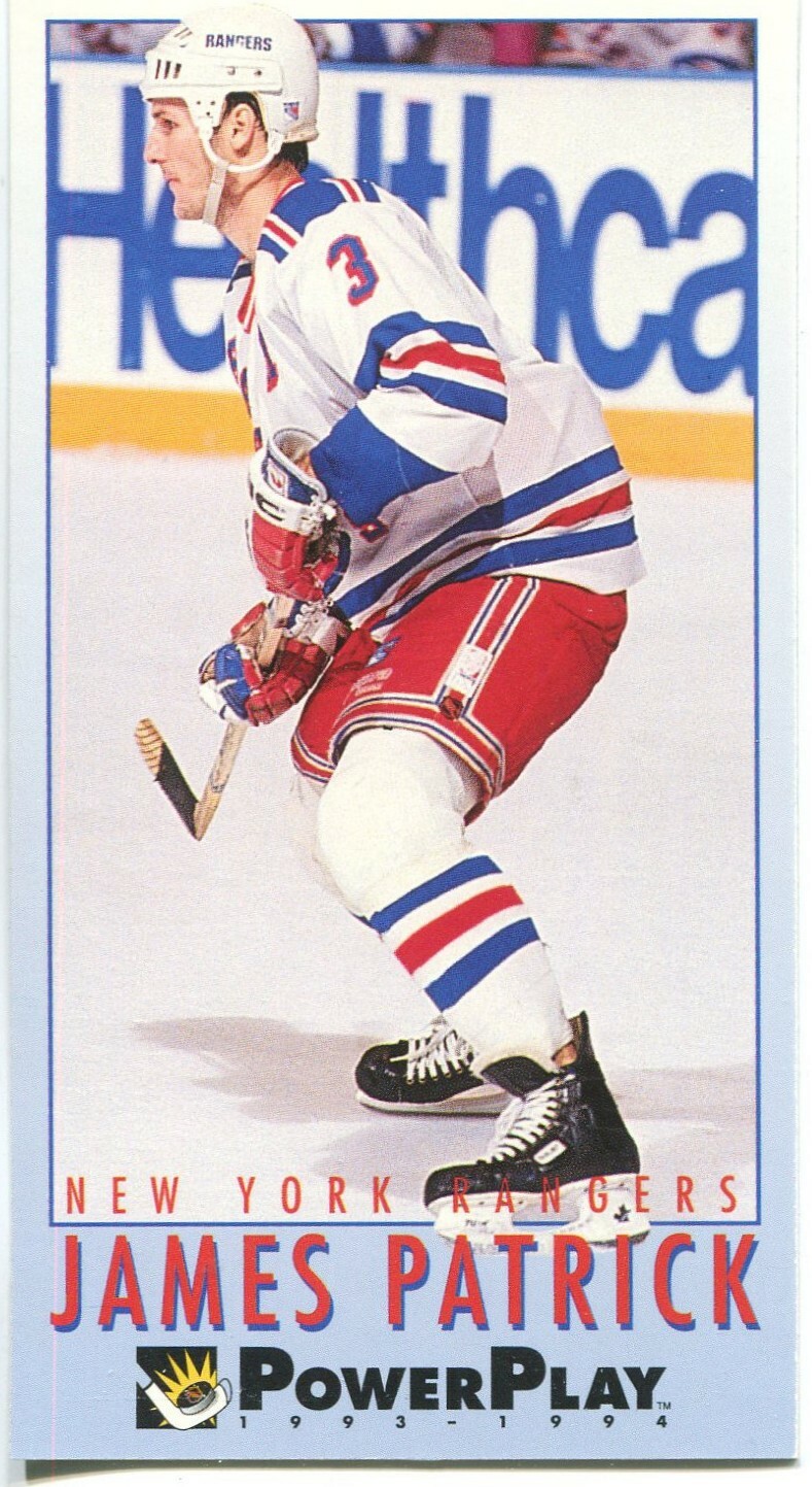 1993-94 Fleer PowerPlay #164 James Patrick New York Rangers | eBay