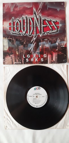 LOUDNESS lightning strikes LP Atco records 1986 | eBay