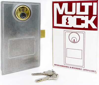 Multi Lock 104-O-KD Interchangeable & Reversible Latch & Bolt W/ 2-Keys ...