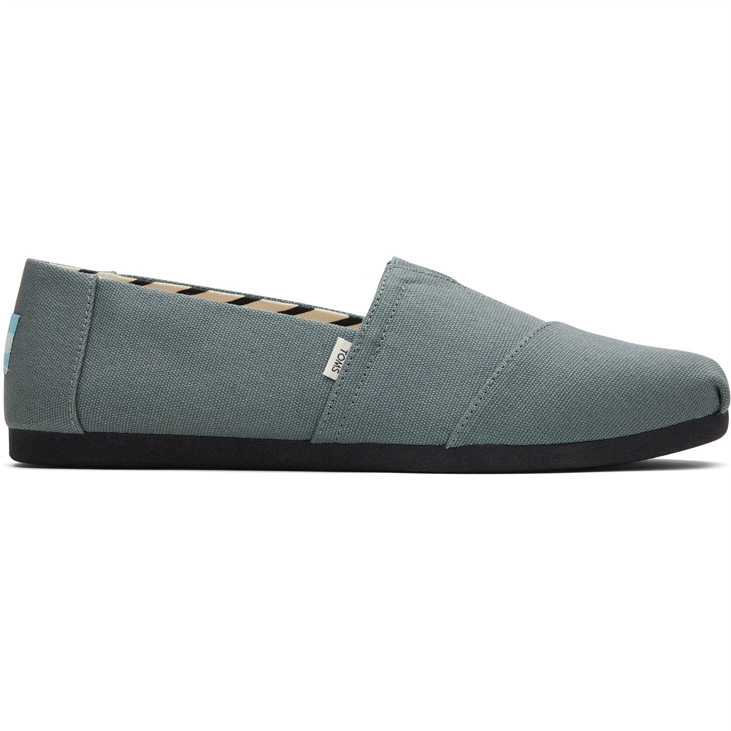 Toms Mens Cnavas Shoes Canvas Pumps Slip On Ortholite | eBay