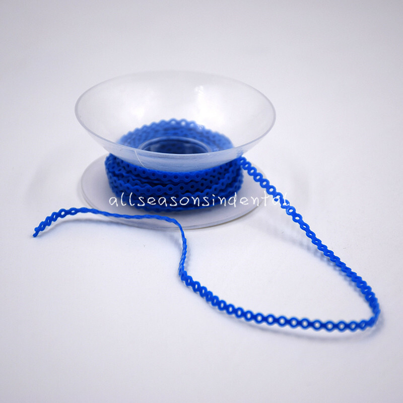 1 Pcs Dental Orthodontic Elastic Elastic Ultra Power Chain 44 Colors ...