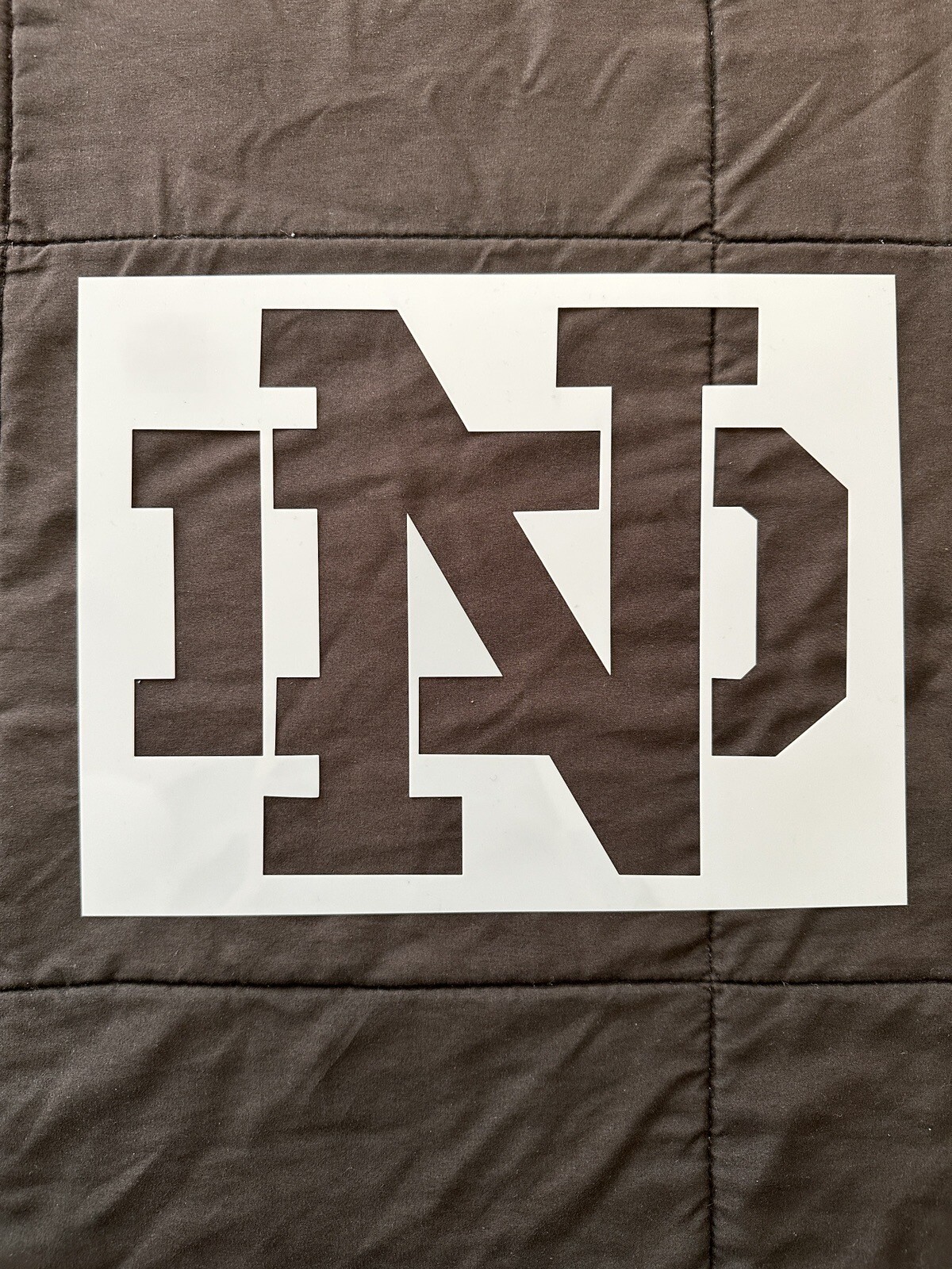 Notre Dame ND 11" x 8.5" Custom Stencil FAST FREE SHIPPING | eBay