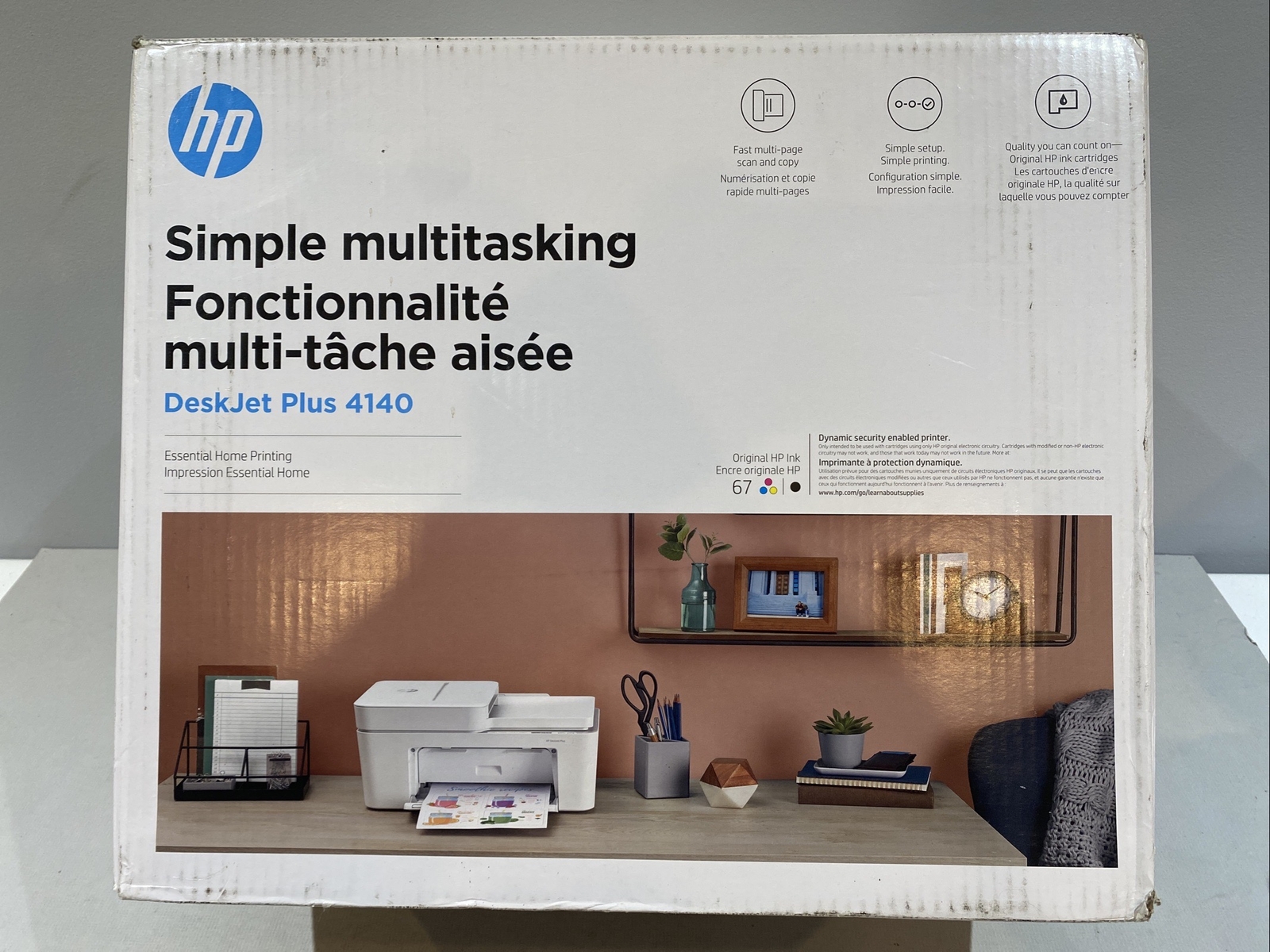HP Deskjet Plus 4140 All in One Printer for sale online | eBay