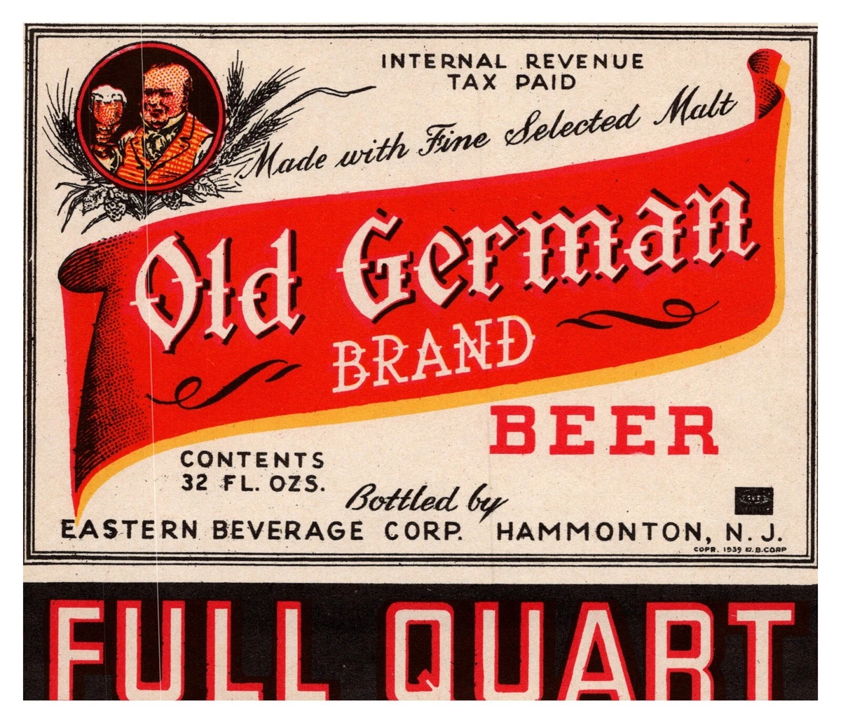 Vintage German Beer Labels