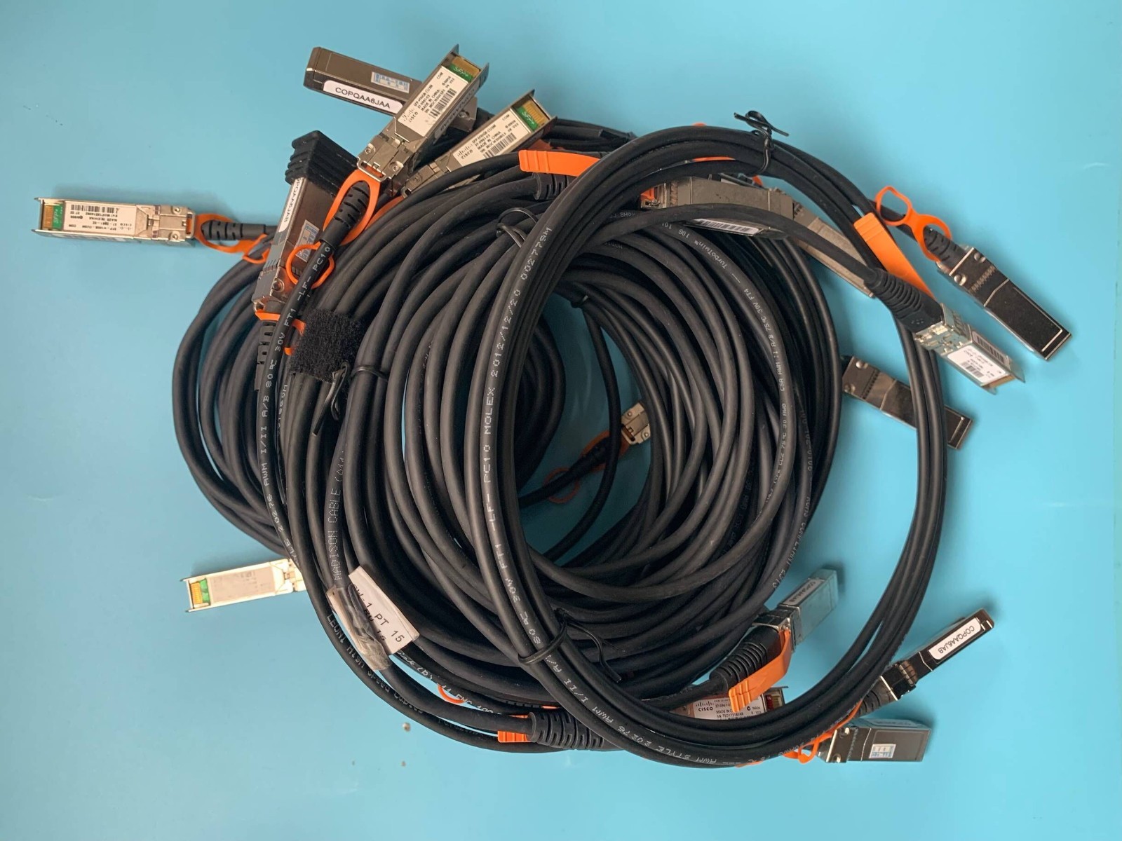 10PCS Genuine SFP-H10GB-CU3M SFP+ Copper Twinaxial 10GB Cable 3M 37 ...