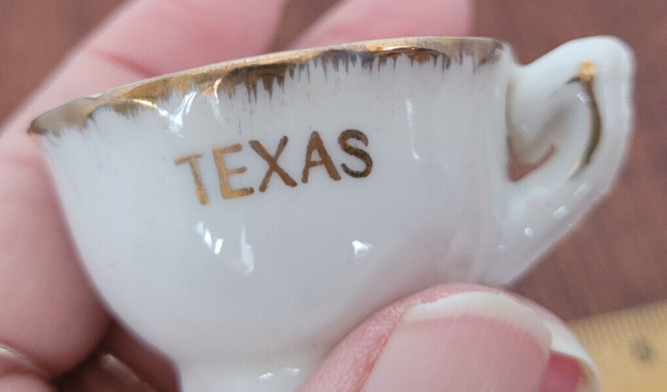 vintage miniature souvenir "TEXAS" tea cup | eBay