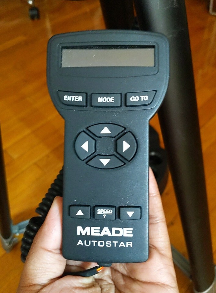 MEADE Autostar Telescope With Two Lens & Tripod Tested See Video 25mm ...