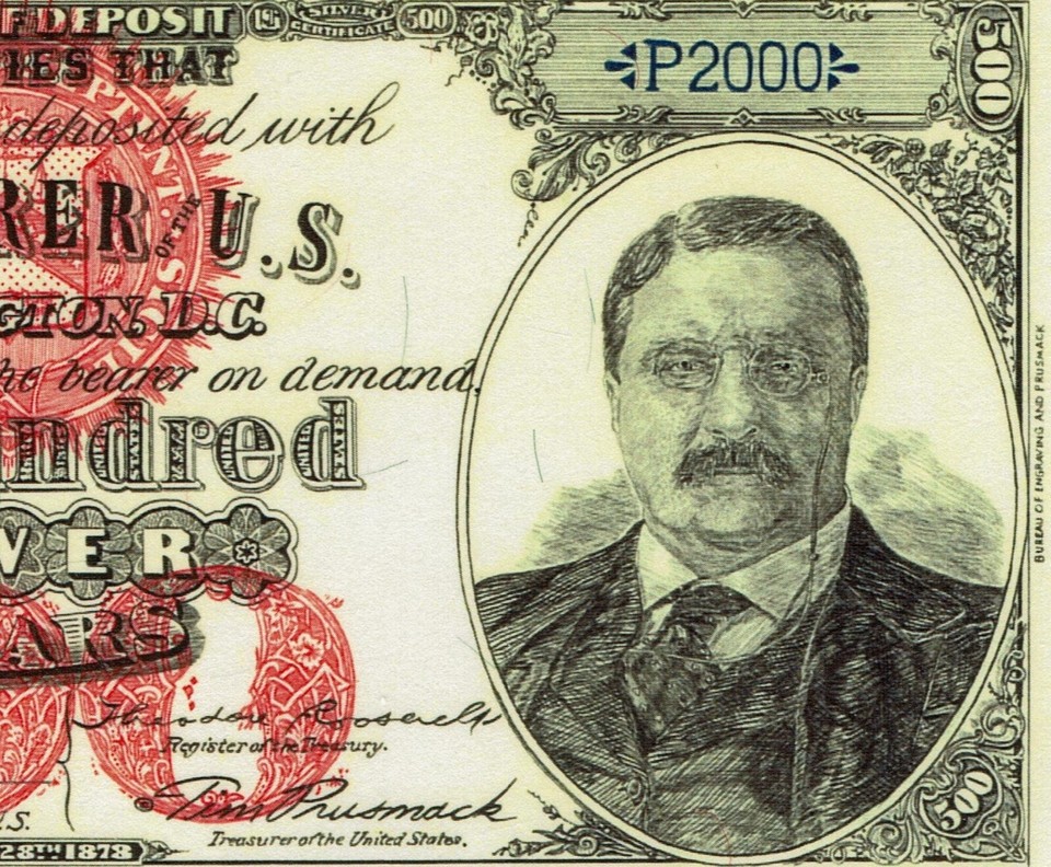 Tim Prusmack $500 Art Note. Superb Gem. PCGS 68 PPQ!! T. Roosevelt. | eBay
