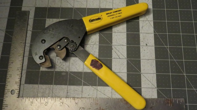 Ripley Cablematic Hex Crimp Tool CR360 Cable Crimper for sale online | eBay