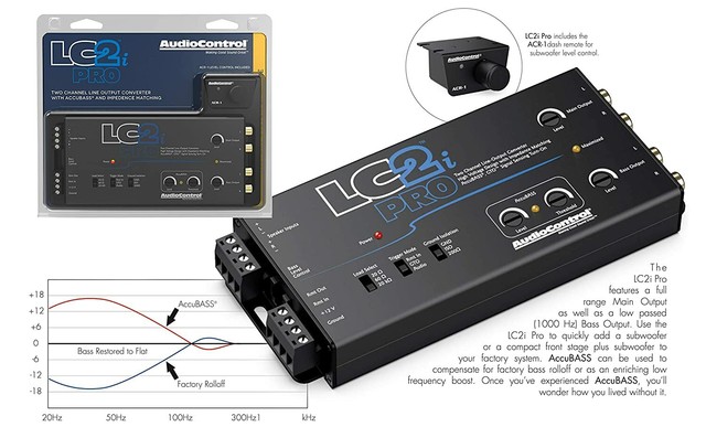 AudioControl LC2i PRO 2 Channel Line Output Converter for sale online ...
