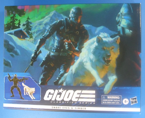 GI Joe Snake Eyes & Timber 6" Action Figure 2022 MIB Classified Hasbro ...