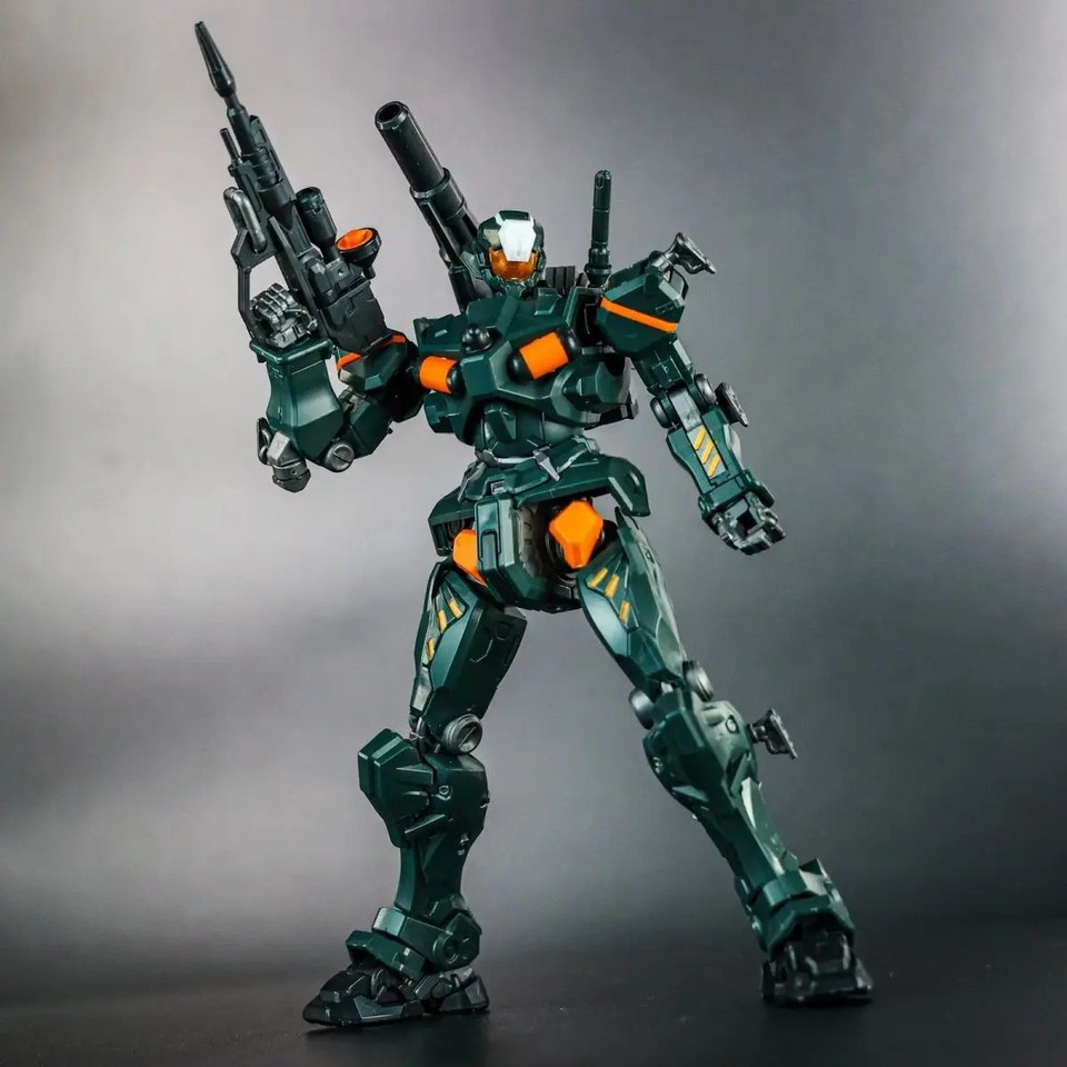 LEBAO 1/144 HG RGM-79 Green GquuuuuuX Guncannon Model Kit Action Figure ...