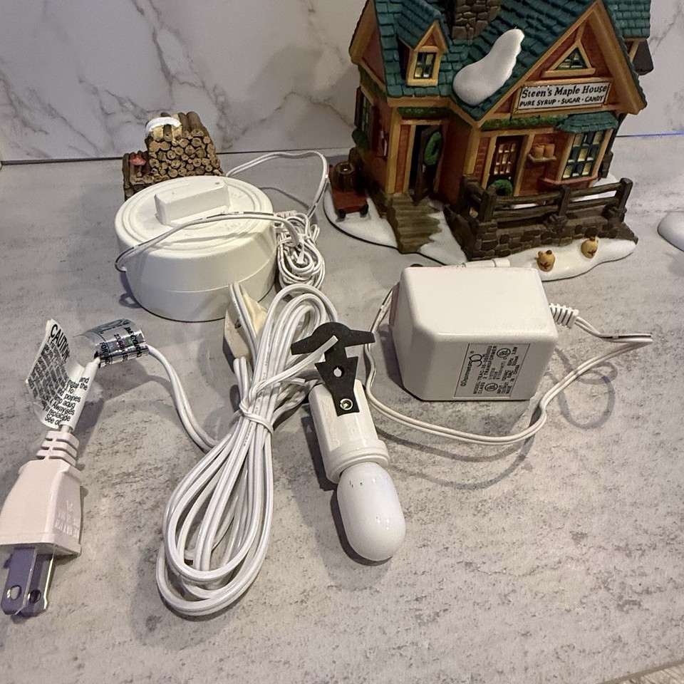 Dept 56 New England Village Steen's Maple House 1997 Smoking Chimney ...