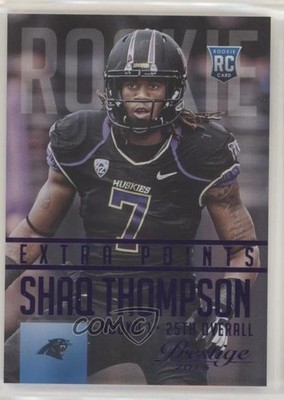 2015 Panini Prestige Extra Points Purple /100 Shaq Thompson #284 Rookie ...