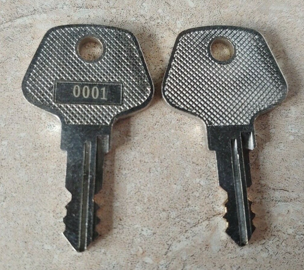 ELO 0001 0002 0003 Key Pair for PayPoint Plus POS Cash Drawer Register ...