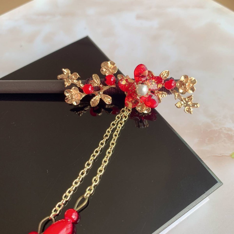 Kanzashi kimono Hair stick Reasonable Wooden Hairpin, Also A Gift ...