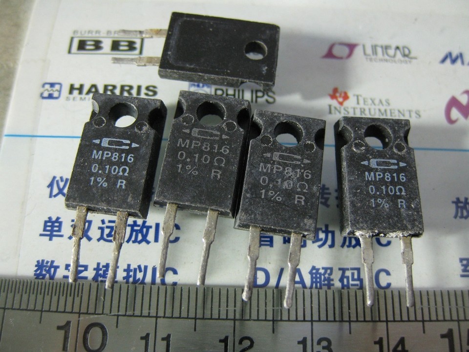 1X MP816 0.1R 1% Series Power Film Resistors 16W ±1% 0.1Ohm | eBay
