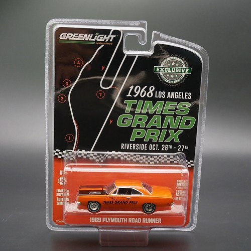 Greenlight 1:64 Plymouth Road Runner 1969 Diecast Car Model Metal Toy ...