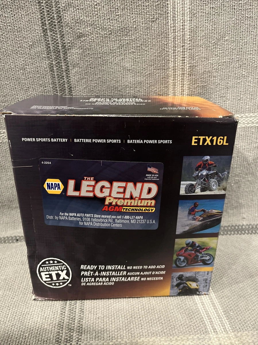 Super Start Power Sport Battery Group Size BTX14AH AGM, 47% OFF