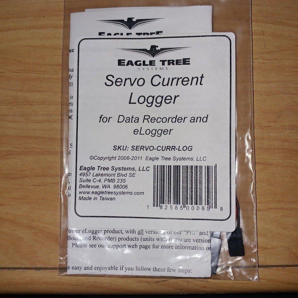 EAGLE TREE SYSTEMS Servo Current Logger - SERVO-CURR-LOG | eBay