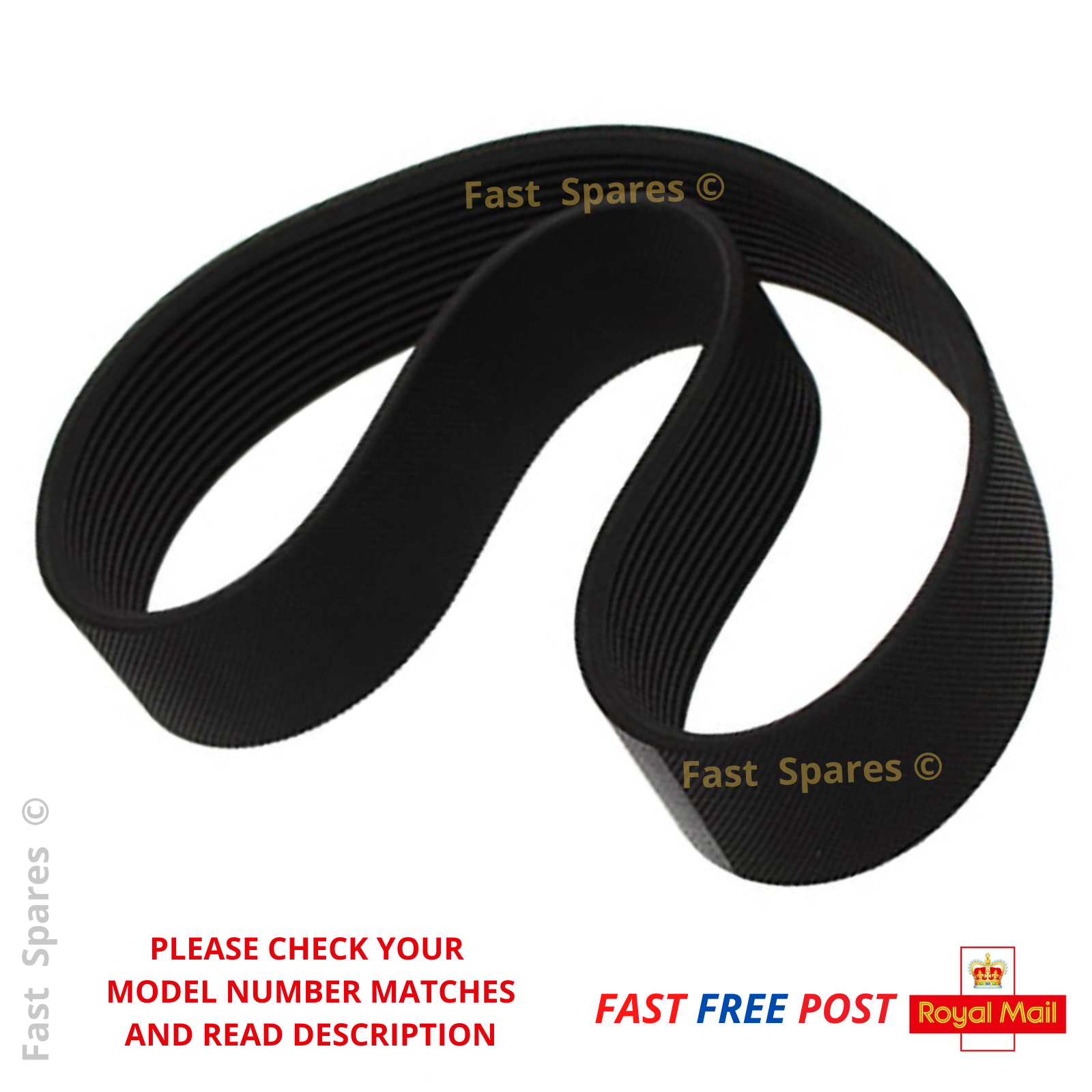 BOSCH Rotak 40 Drive Belt 12 Ribs For Lawnmower FAST POST 5016531310902 ...