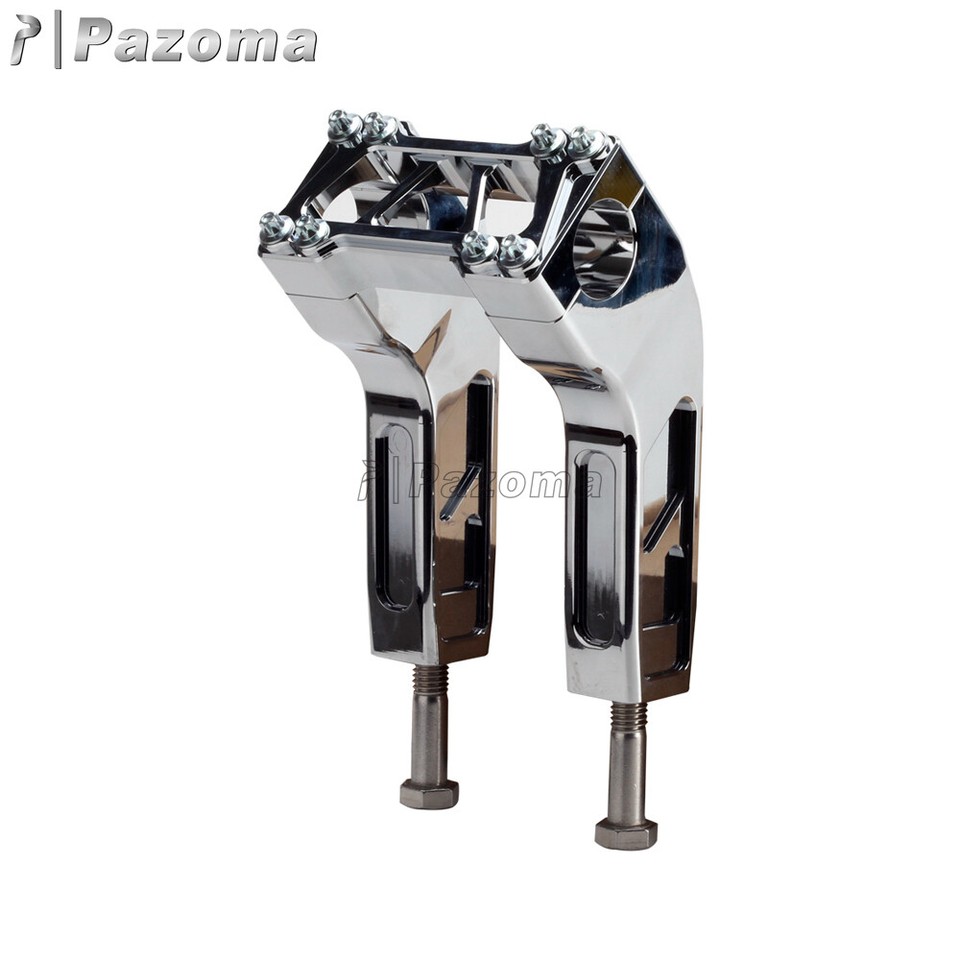 4" 6" 8" 10" 12" 14" Curved Handlebar Clamp Riser Bar Pullback Fits ...