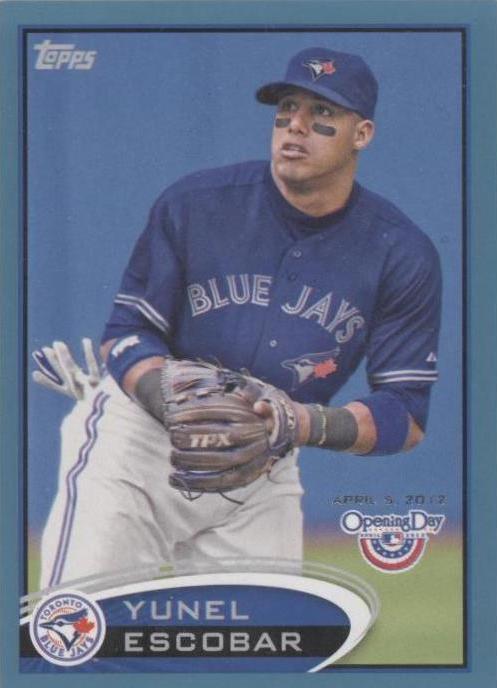 2012 Topps Opening Day - Yunel Escobar #115 Blue /2012 for sale online ...