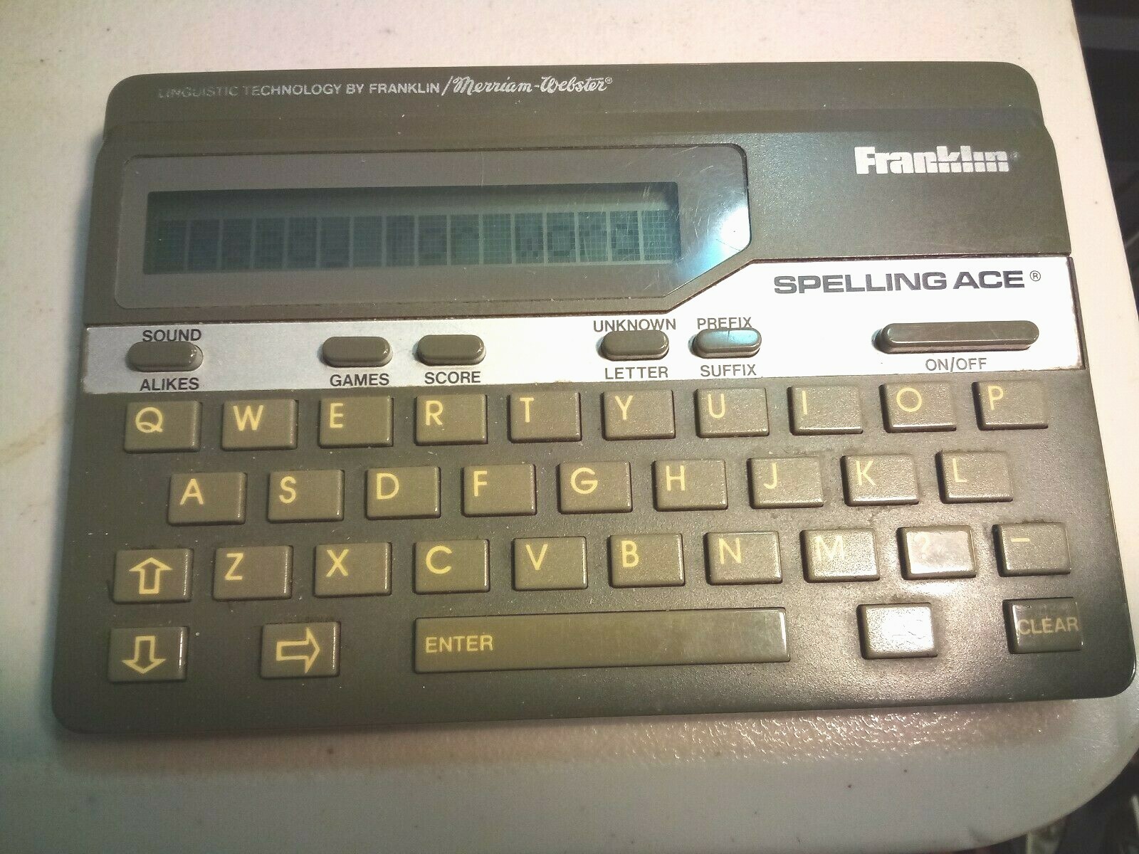 VINTAGE Franklin Computer Spelling Ace SA-98 Electronic Spell Checker ...