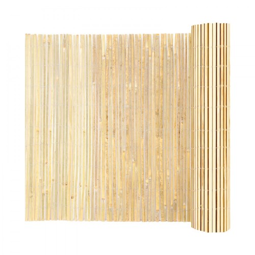 Natural Bamboo Slat Fence 6ft High x 13ft Outdoor Screening Panel | eBay