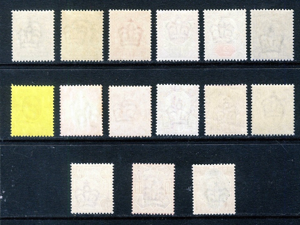 GB King Edward VII 1902-13 The Complete Set From the Range SG 215 to SG ...