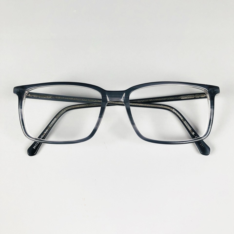 SPECSAVERS eyeglasses MOTTLED BLUE SQUARE glasses frame MOD: YULE ...