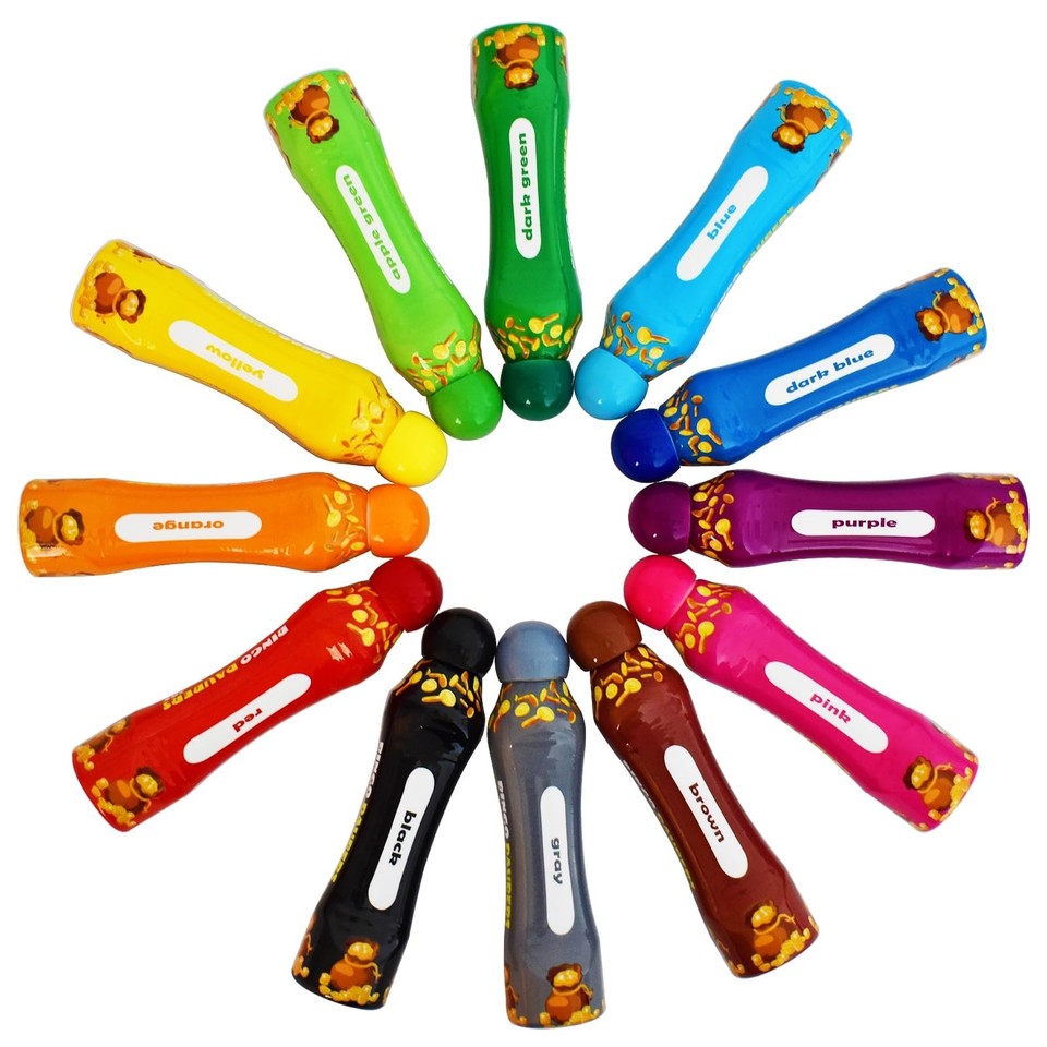 Yuanhe Bingo Daubers Dot Markers - 3 oz Paint Dotter Bingo Dabbers ...