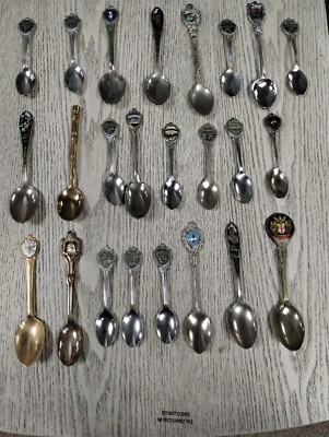 Vintage Souvenir Spoon Collection – Lot of 75 Travel & State Collector ...