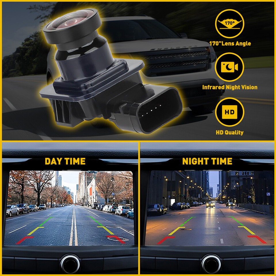 Rear Backup View Camera Cam Fit 2011 2012 2013-2015 Ford DB5T-19G490-AB ...