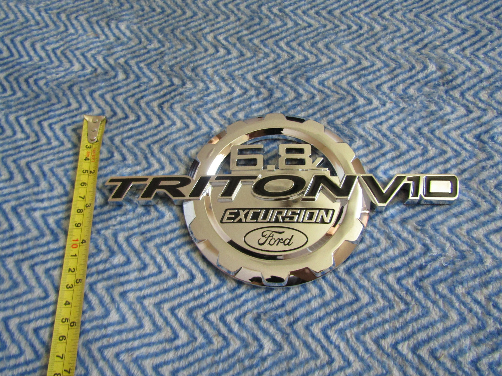 6.8L 6.8 TRITON V10 FORD EXCURSION EMBLEMS 3x FITS 2000 - 2005 MODELS ...