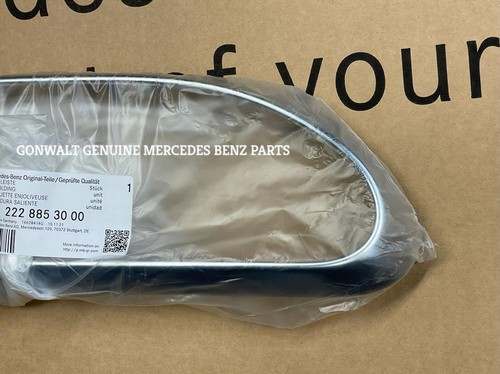 Mercedes Benz New S Class W222 2018-2020 Rear Bumper Right Chrome OE ...