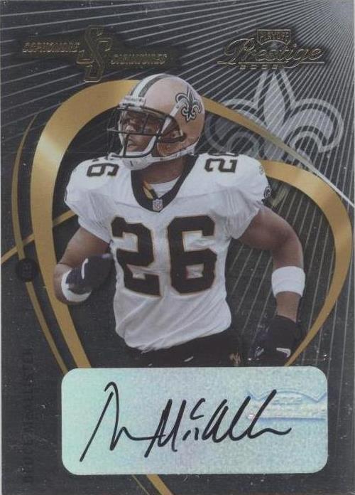2002 Playoff Prestige - Sophomore Signatures Deuce McAllister #SS10 (AU ...