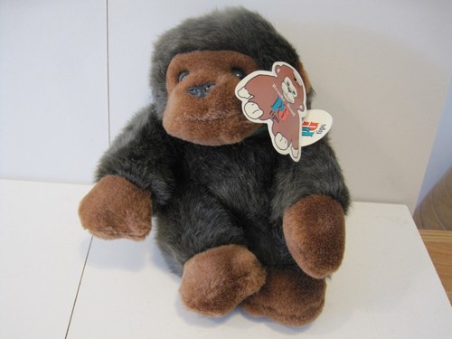 PG TIPS PLUSH MONKEY 1991 WITH ORIGINAL PAPER TAGS BROOKE BOND | eBay UK