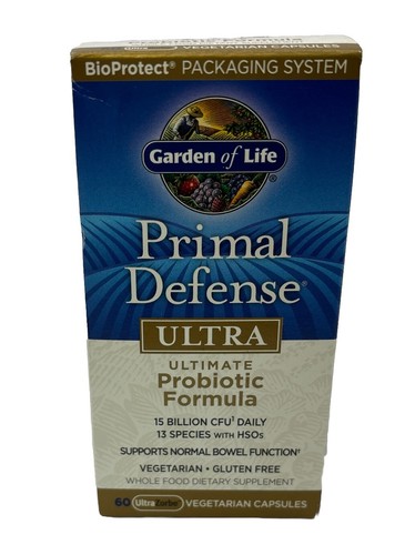 Garden of Life - Primal Defense Ultra - 5 Billion Cfu 60 Veg Caps Exp ...