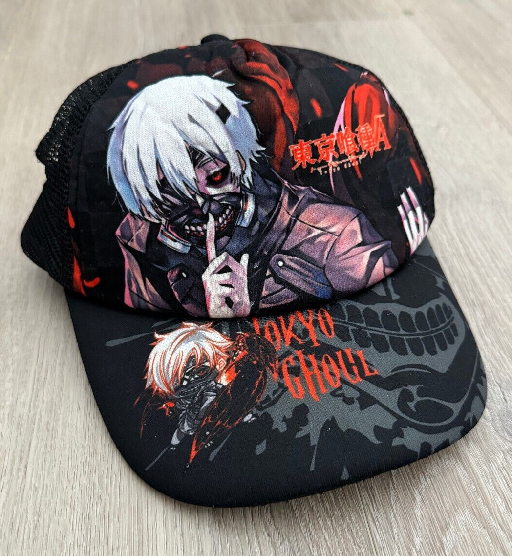 Tokyo Ghoul Anime Snapback Trucker Hat / One Size Cap… - Gem
