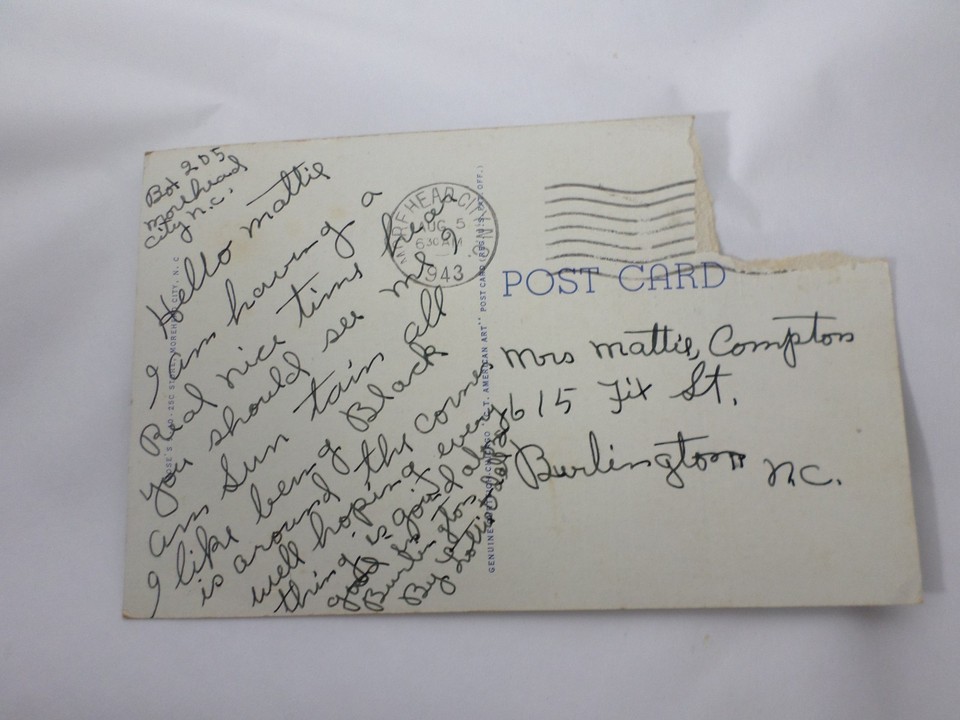 6 POSTCARDS - VINTAGE - DAMAGED | eBay