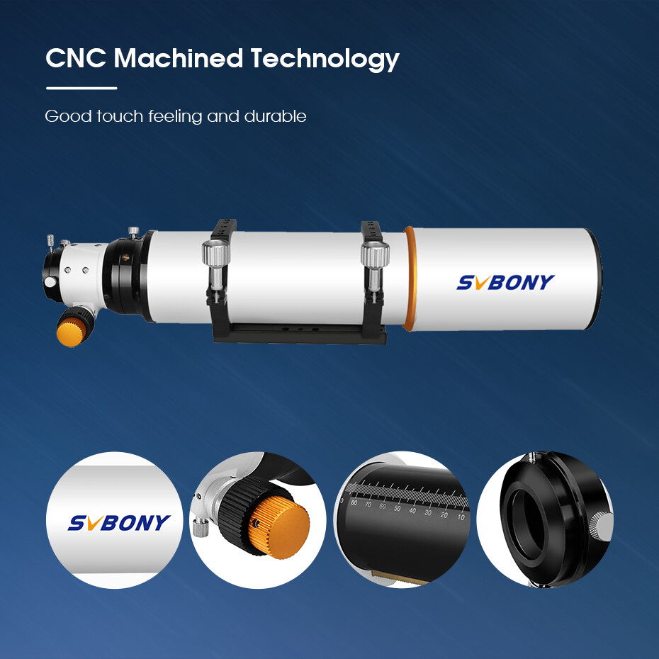 SVBONY SV503 102ED F7 Refractor Astronomical Telescope + SV198 50mm ...