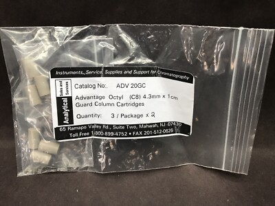 (6) ANALYTICAL HPLC Advantage Octyl 4.3mm x 1cm Guard Column Cartridges ...