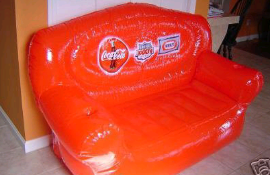 Vintage Coca Cola Inflatable Couch Never Inflated Super Bowl 34 (2000 ...