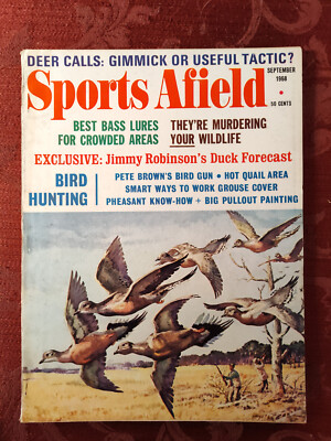 SPORTS AFIELD Magazine November 1968 Charles E. Murphy Duck Hunting ...