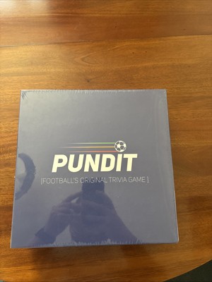 Pundit Football’s Original Trivia Game - New Sealed In Box | eBay UK