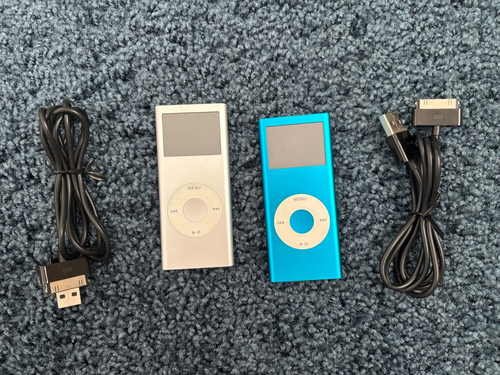 ipod nano 2nd generation 4gb Silver and Blue | eBay