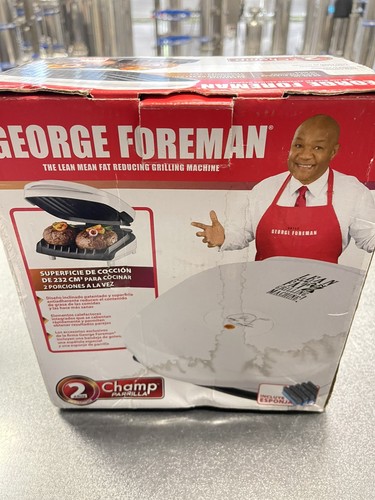 George Foreman Grilling Machine GR10WSP1- White color-NIB | eBay