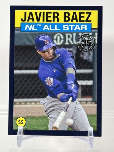 2021 Topps Javier Baez '86 Topps All Star Blue Parallel SP CUBS TIGERS ...